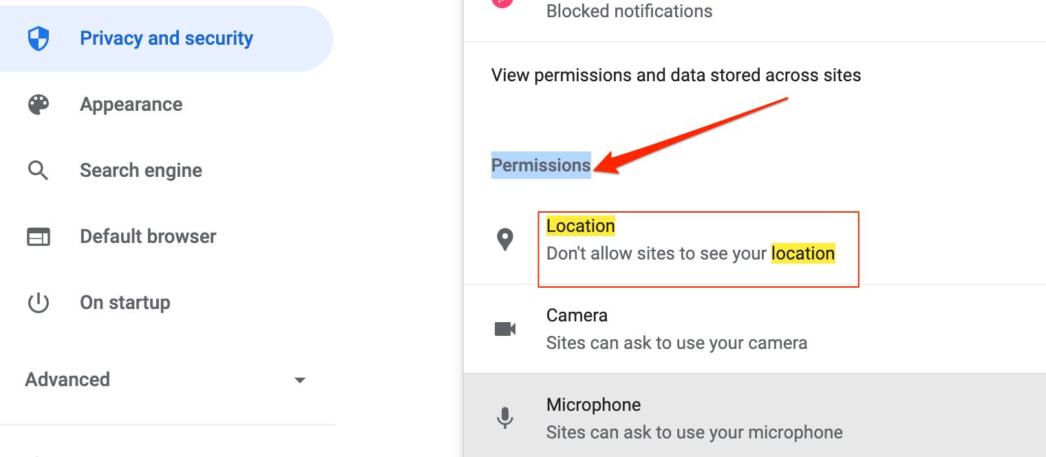 How to enable location for your browser – Worktrim