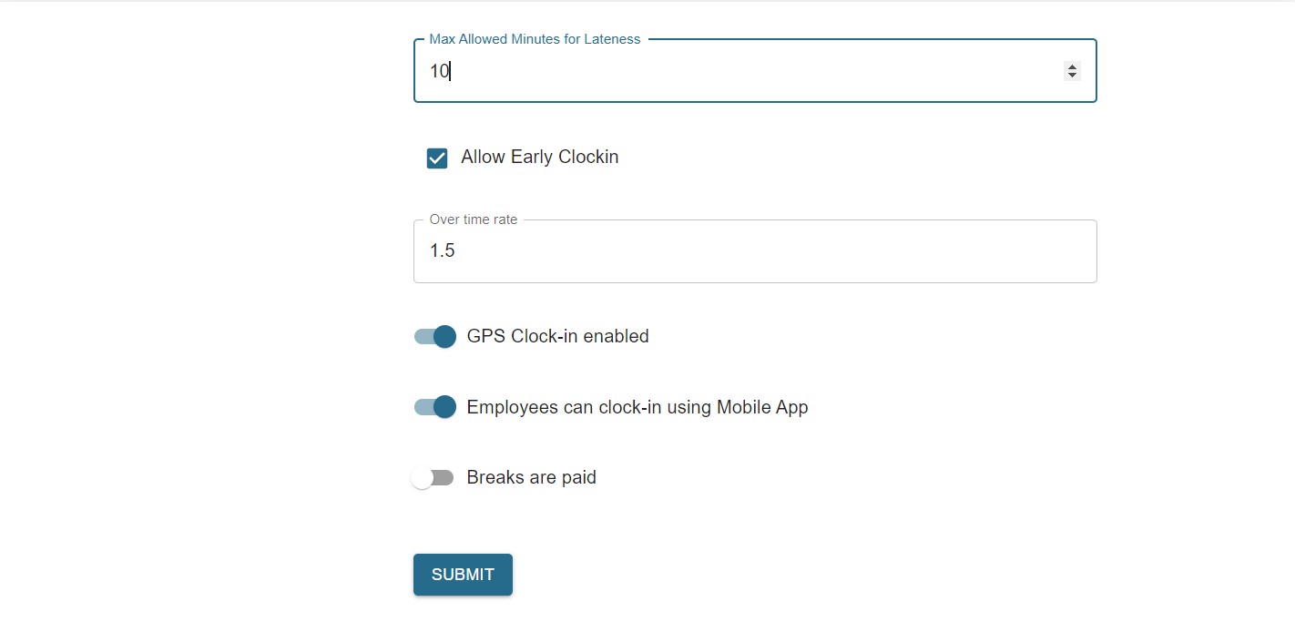 How To Adjust Time Clock Settings Worktrim